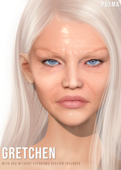 Second Life Marketplace - poema - GRETCHEN skin T.1 (wear to unpack)
