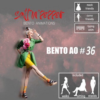Second Life Marketplace - s'n'p - bento AO #36(packed)