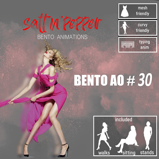 Second Life Marketplace - s'n'p - bento AO #30(packed)
