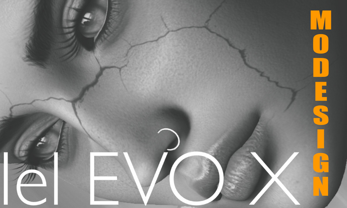 Second Life Marketplace - MODESIGN_Crackface_ Tattoo_ EVO X