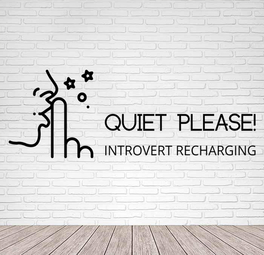 Second Life Marketplace - :: MG :: Introvert Recharging - Wall Decal