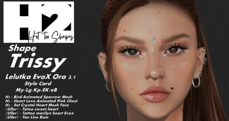 Second Life Marketplace - H2 - Shape Trissy Lelutka EvoX Ora 3.1