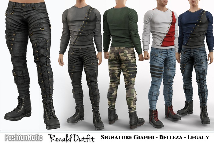 Second Life Marketplace - Ronald Male Set - Fatpack All - Megapack ...