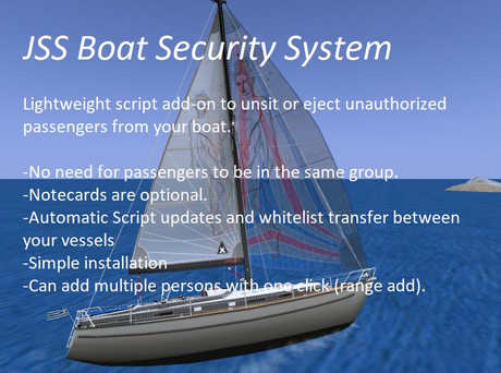 Second Life Marketplace - JSS Boat Security System for MOCCA 60