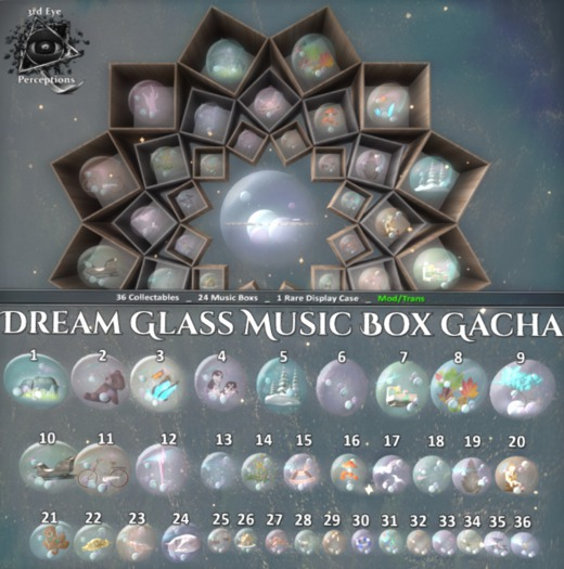 Second Life Marketplace - 3rd Eye_ Dream Glass 35 ( Wonderland )
