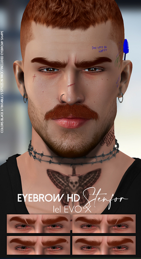 Second Life Marketplace - [ES] Eyebrow HD Stenfor.