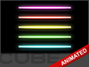 Second Life Marketplace - CUBE'S - Horizontal Bars Neon