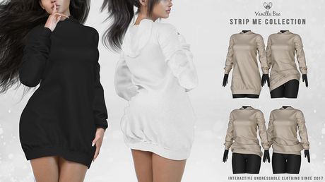 Second Life Marketplace - *Vanilla Bae* Morti Sweater Dress - Teal 3 ...