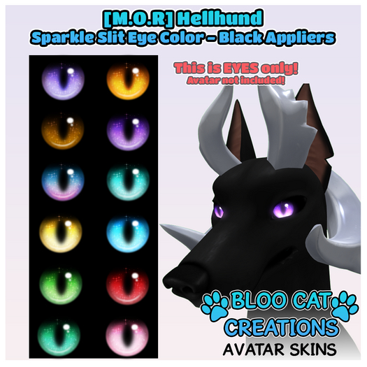 Second Life Marketplace - (BCC) - [M.O.R] Hellhund Eye Appliers Box ...