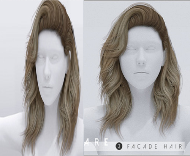 Second Life Marketplace - Stealthic x Toksik - 2. TOS Facade Hair RARE