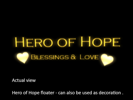 Second Life Marketplace - Hero of Hope - Free Gift