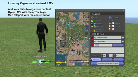 Second Life Marketplace - Inventory organiser - Landmarks LM's