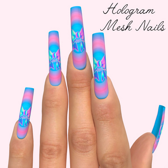 Second Life Marketplace - HOLOGRAM Holographic Long Mesh Nails Maitreya ...