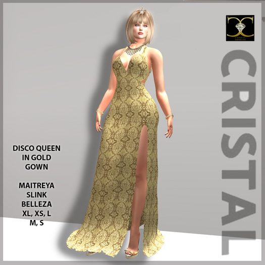 Second Life Marketplace - DISCO QUEEN IN GOLD