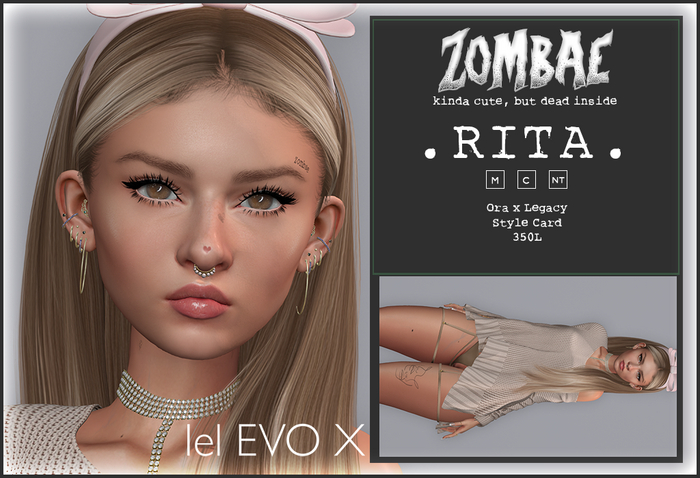 Second Life Marketplace - .Z. Rita Shape, Ora x Legacy