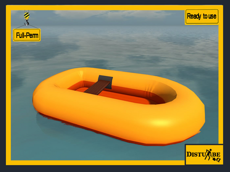 Second Life Marketplace - ::DisturbeD:: Summer Fun - Rubber Raft - FULL ...