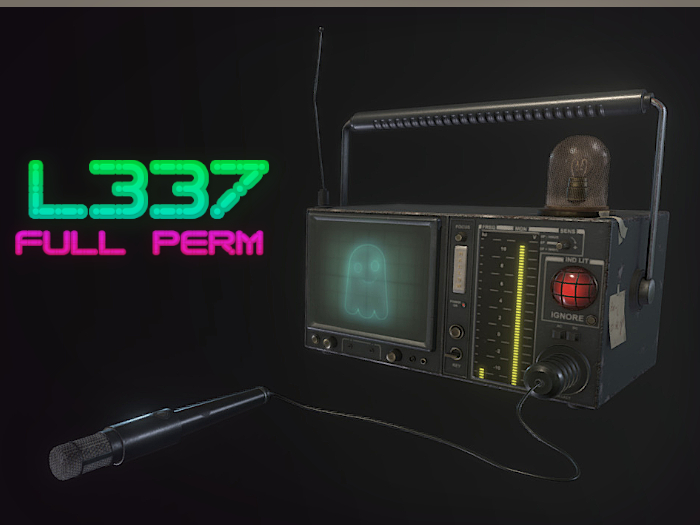 Second Life Marketplace - [L337] Spoopy Paranormal Ghost Oscilloscope ...