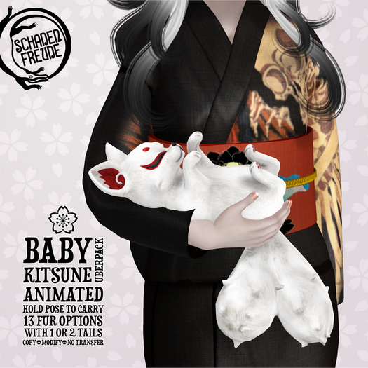 Second Life Marketplace - Schadenfreude Baby Kitsune Uberpack