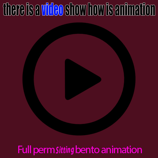 Second Life Marketplace - Sitting animation