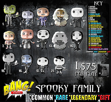 Second Life Marketplace - Bang! Figures -Spooky Family #21 - Son (B&W)