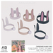 Second Life Marketplace - Atelier Burgundy . Cardboard Bunny Ears *ADD*