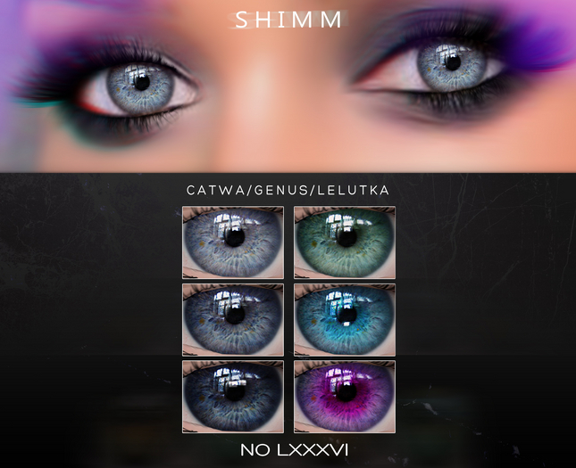 Second Life Marketplace - S H I M M / EYES LXXXVI DEMO
