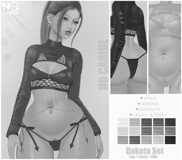 Second Life Marketplace - DEMO No Cabide :: Dakota Set [HUD]{unpacker}