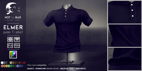 Second Life Marketplace - not so bad . mesh . ELMER polo T-shirt . full ...