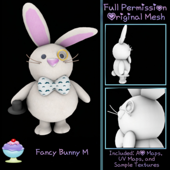 Second Life Marketplace - [Sherbert] Full Perm Fancy Bunny M (ADD)