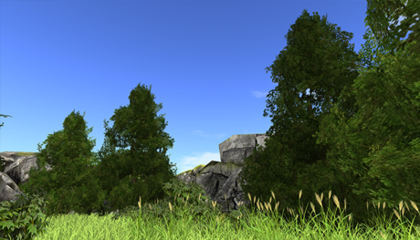 Second Life Marketplace - Jad Garden - Landscape border rocks pine garden