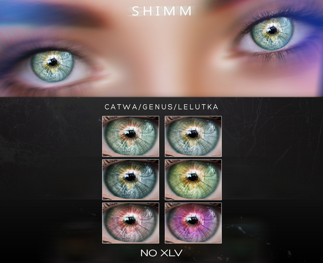 Second Life Marketplace - S H I M M / LELUTKA EYES XLV DEMO