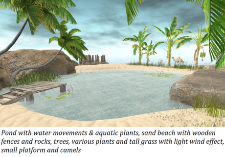 Second Life Marketplace - PS - LANDSCAPING - Oasis 40x40