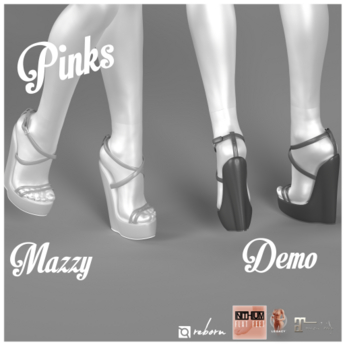Second Life Marketplace - ~Pinks Mazzy Shoes DEMO Box