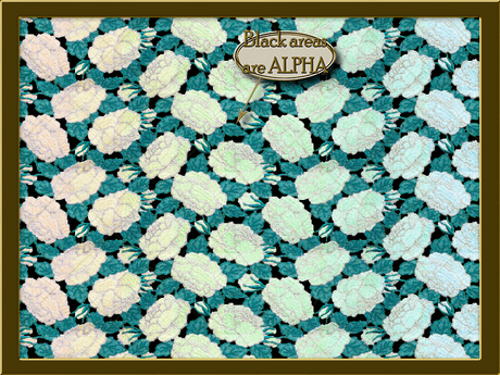 Second Life Marketplace - Rose Cutwork Alpha Seamless Texture Set