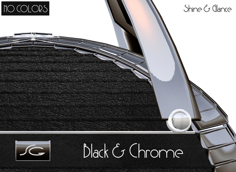 Second Life Marketplace - Shine & Glance - Handbag NO COLORS - Black ...