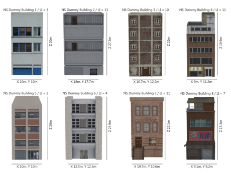 Second Life Marketplace - ::..NS..:: Dummy Building Set