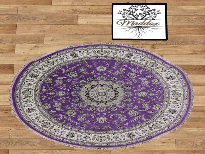 Second Life Marketplace - Maddox - Round Rug - Purple Persian