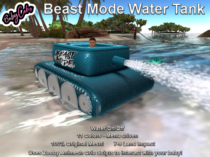 Second Life Marketplace - *BabyCakes ~ Beast Mode Water Tank