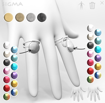 Second Life Marketplace - SIGMA Moon rings