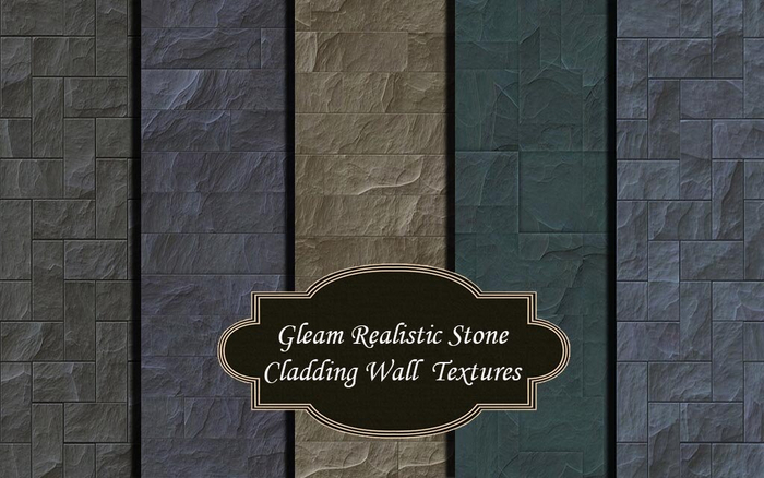 Second Life Marketplace - Gleam Realistic Stone Cladding Wall/Floor ...