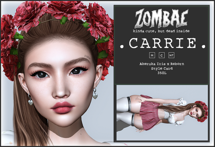 Second Life Marketplace - .Z. Carrie Shape, Akeruka Iris x Reborn