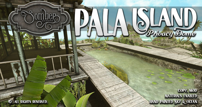 Second Life Marketplace - Privacy Dome,Beach Scene, Pala Island, Mesh
