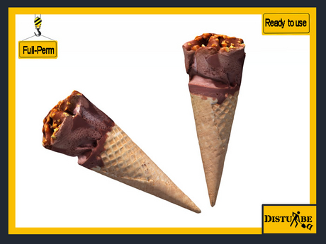 Second Life Marketplace - ::DisturbeD:: Summer Fun - Cornet Ice Cream ...
