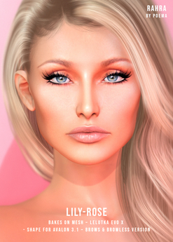 Second Life Marketplace - RAHRA - LILI-ROSE skin VANILLA (wear me)