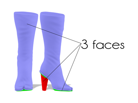 Second Life Marketplace - Meli Imako Full Perm Black High Heel Mid Calf ...