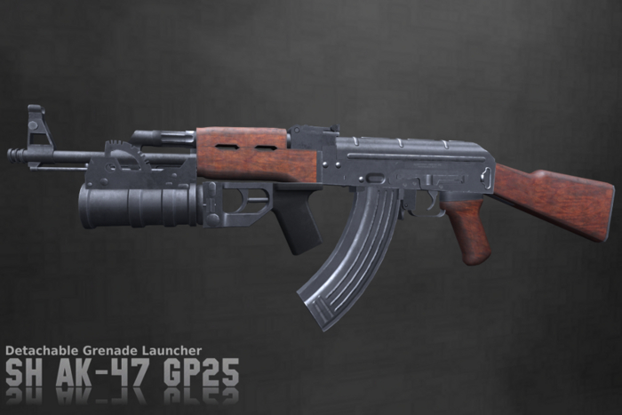 Second Life Marketplace - SH AK-47 GP25 rev2 (Female Version)