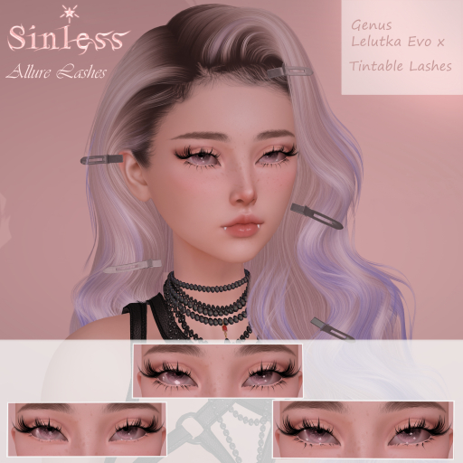 Second Life Marketplace - {Sinless} Allure Lashes - Genus / EvoX