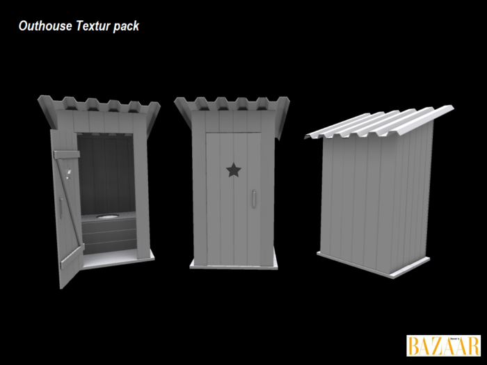 Second Life Marketplace - Outhouse TEXTUR Pack full perm