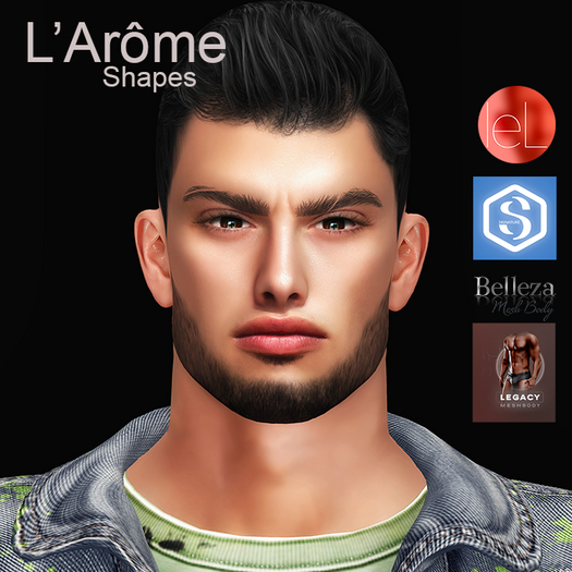 Second Life Marketplace - HEBERT BENTO MALE SHAPE FOR LELUTKA HEAD EON EVOX