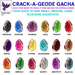 Second Life Marketplace - [ free bird ] Small Geode - Obsidian